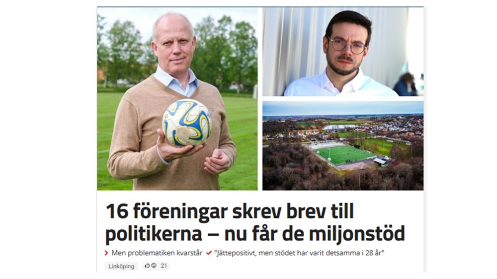 Medlemsinformation 2023-11-21 - Kommunala bidrag till idrottsföreningar / Hjulsbro IK